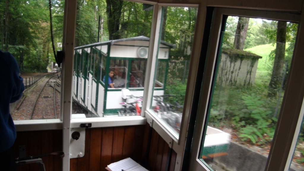 Funiculaire - Évian-les-bains, cité de Haute-Savoie, France