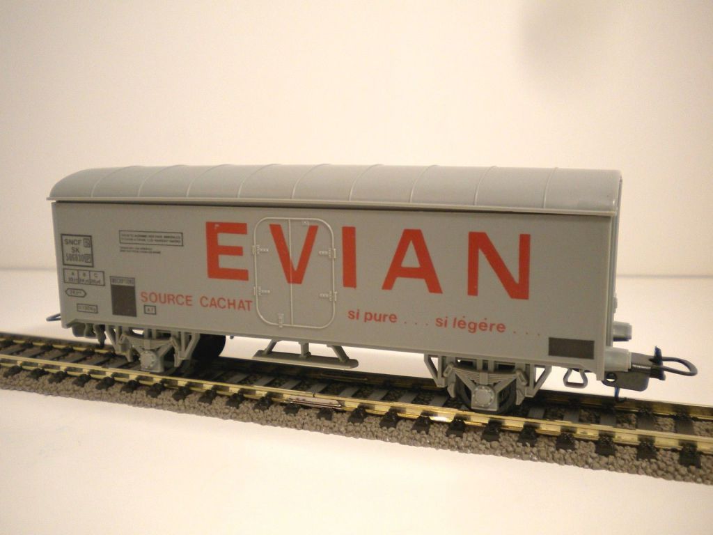 Les moyens de transport de l'eau d'Evian